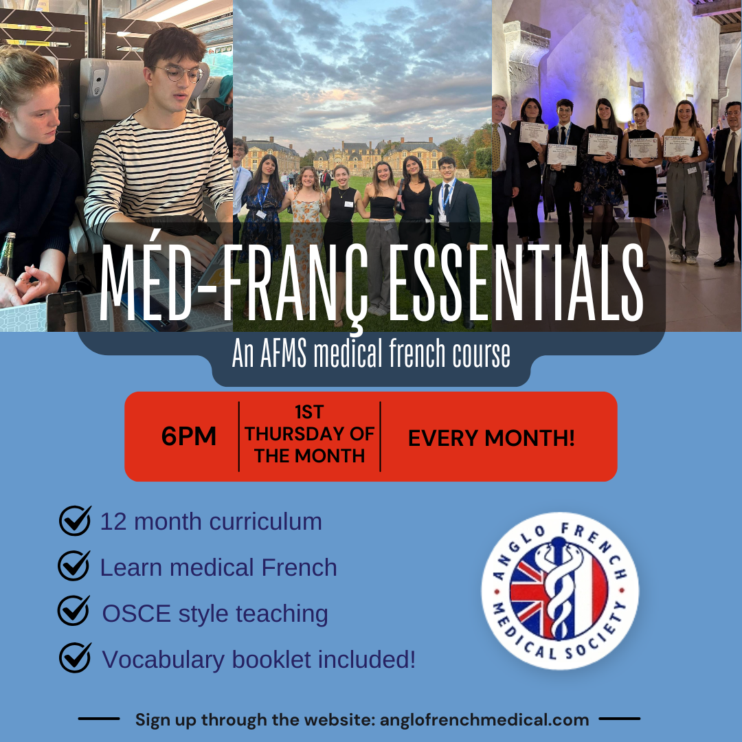 Online Medical French | The Anglo French Medical Society